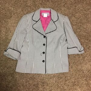 Jessica Howard | Jackets & Coats | Jessica Howard Polka Dot Jacket 8 ...